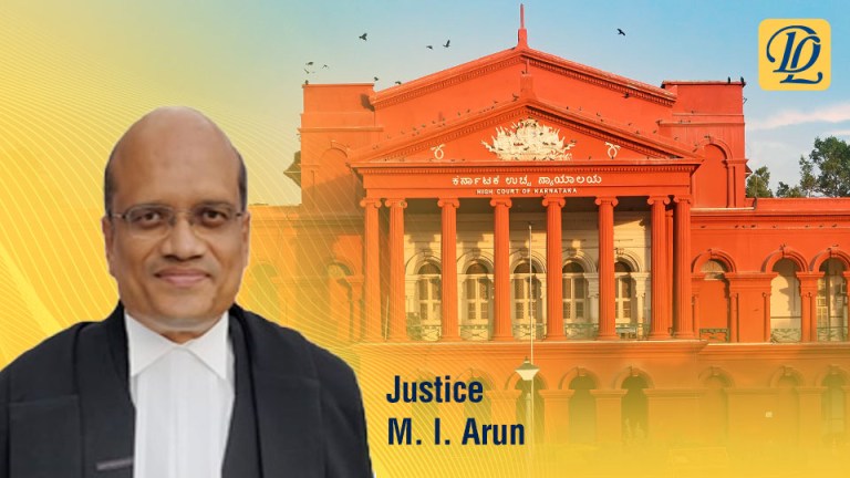 “Know Your Judge”. Justice Maralur Indrakumar Arun, Karnataka High ...