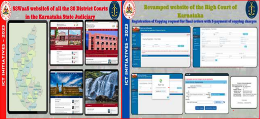 S3WaaS website for all the 30 District Courts and revamped website of ...